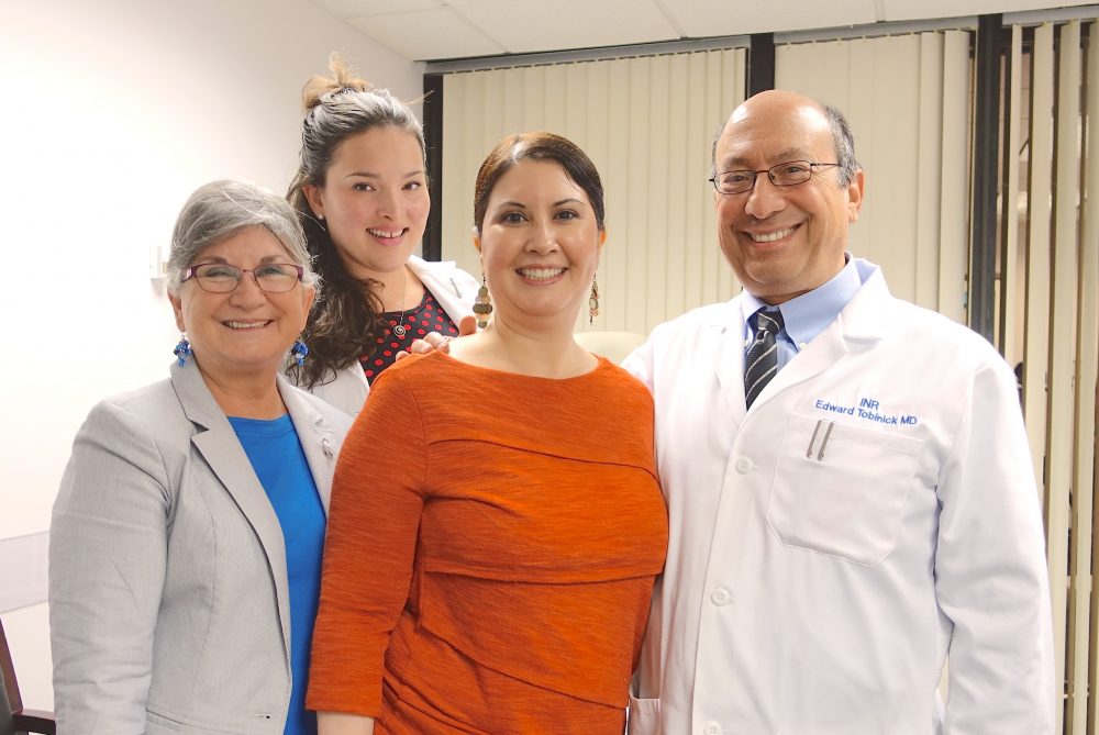 Patient and mother from Mercedes, Texas, visit the INR in Boca Raton ...